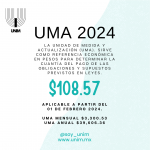 UMA, Unidad de Medida y Actualización 2024 – Universidad Inmobiliaria ...
